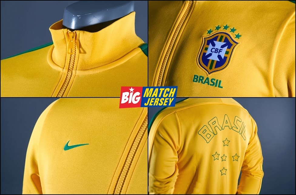 Jaket GO Brazil Yellow | Big Match Jersey | Toko Grosir Dan Eceran ...