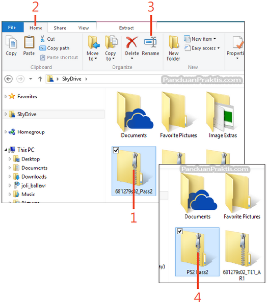 CARA MENGGANTI DAN MENGHAPUS NAMA FILE DI WINDOWS EXPLORER