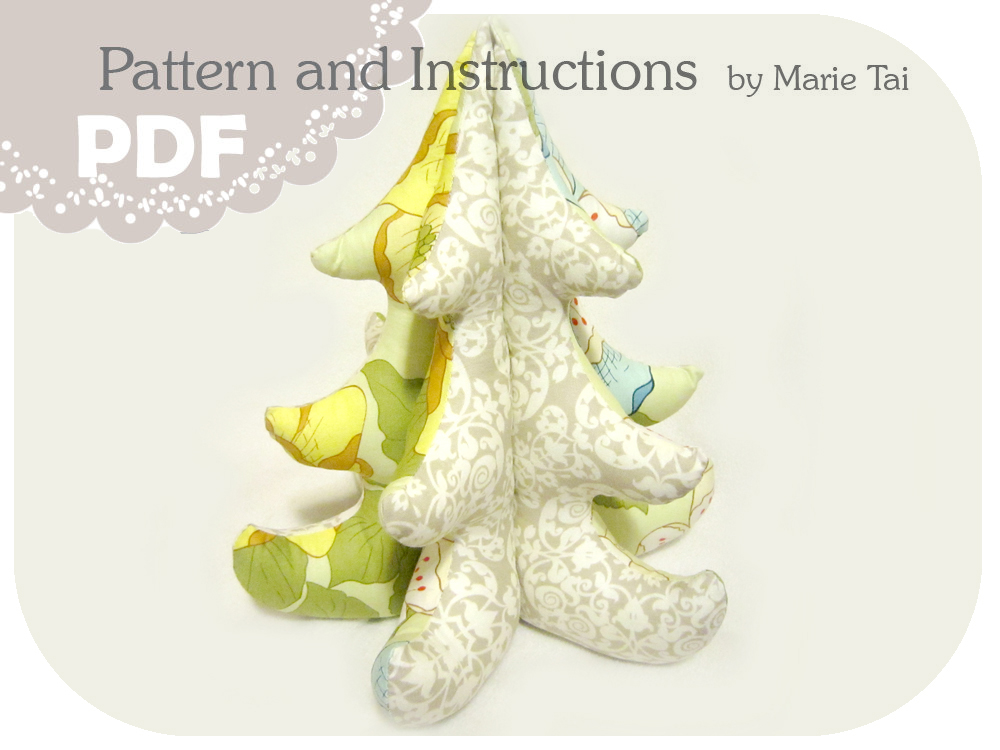 Christmas Sewing Projects - Christmas Trees : Behind Mytutorlist.com