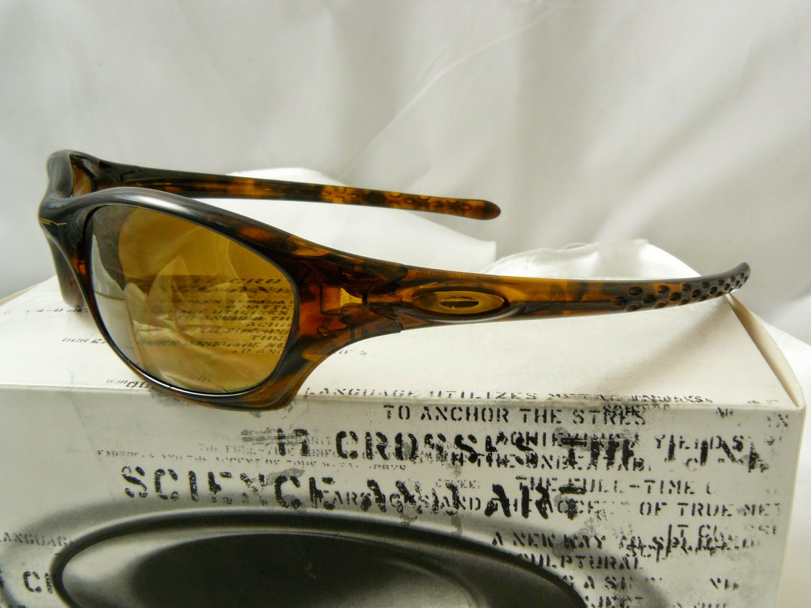 Oakley-for-sale: Oakley Fives 2.0 Brown Tortoise, Gold Iridium