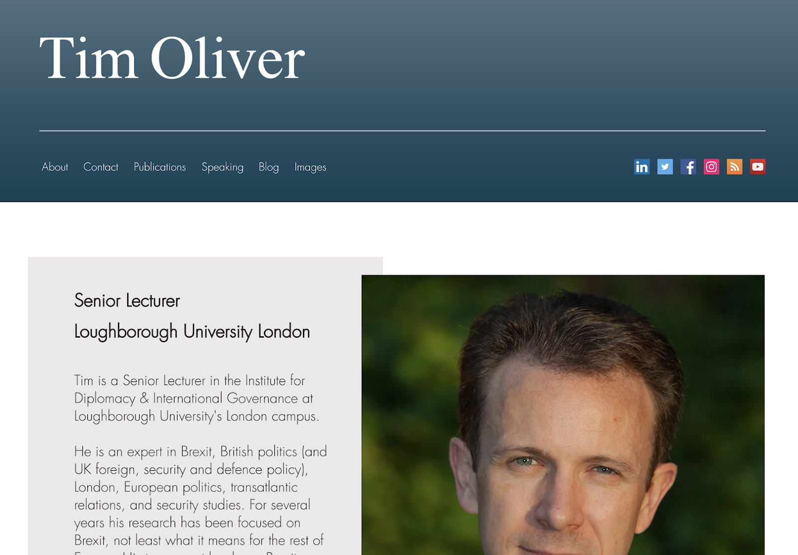Dr Tim Oliver