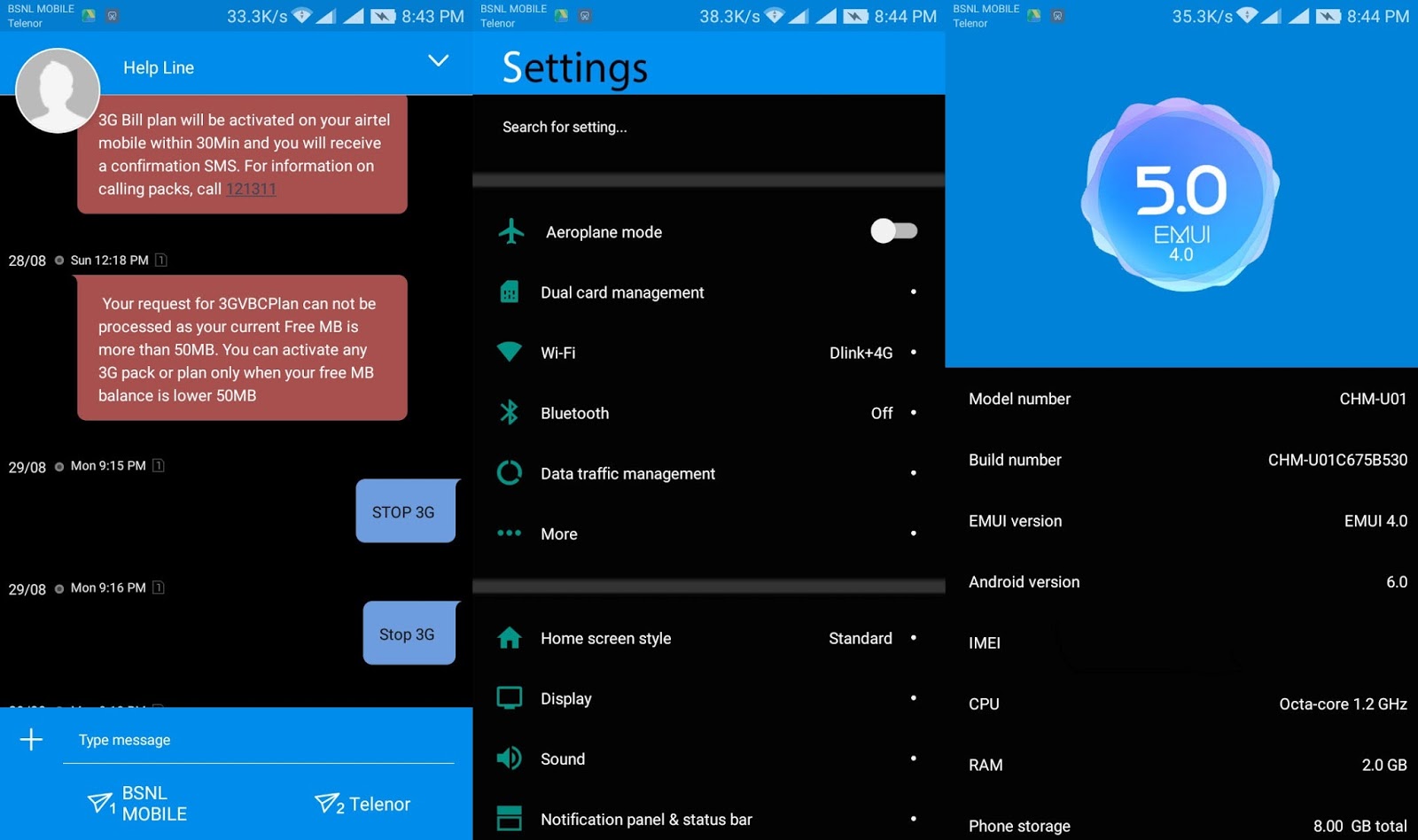 EMUI 5.0 Huawei theme Redesign