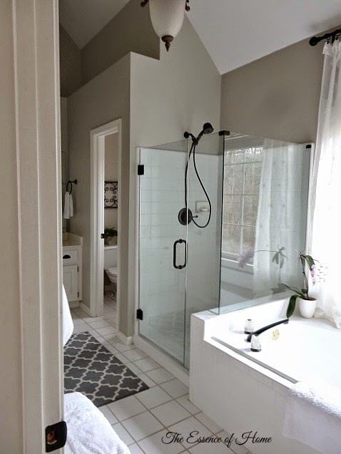 The Essence of Home: Final Reveal of Master Bathroom Makeover