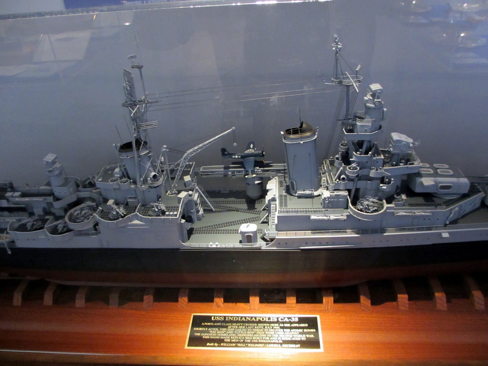Little Warriors: Model of USS Indianapolis