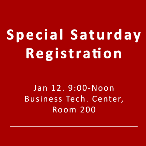 Registration and Bookstore Charge Days Scheduled