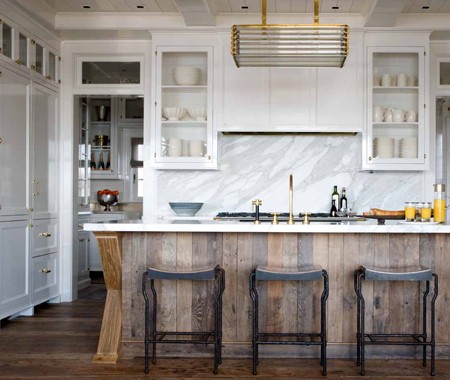 The Granite Gurus: 10 Kitchens with Full Height Stone Backsplashes