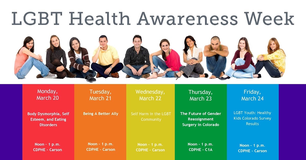 CDPHE Total Worker Health: LGBT Health Awareness Week - March 20-24