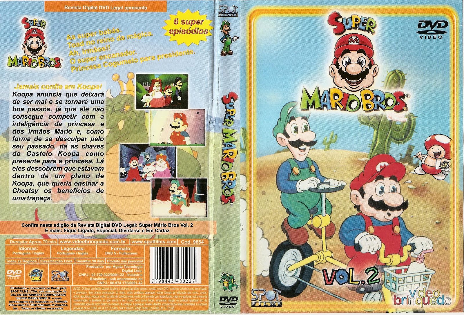 Capa Super Mario Bros Vol.2:Covers Filmes