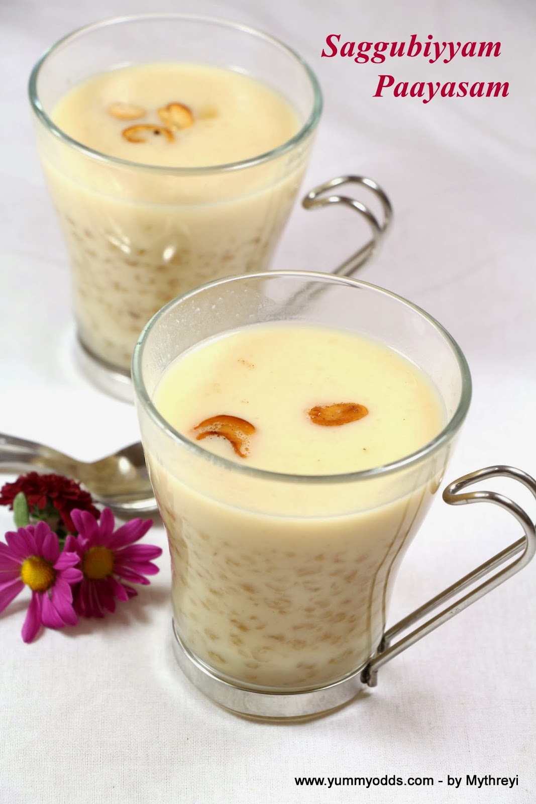 Yum! Yum! Yum!: Saggubiyyam (Sago) Paayasam w/ Jaggery ~ Tapioca Pudding