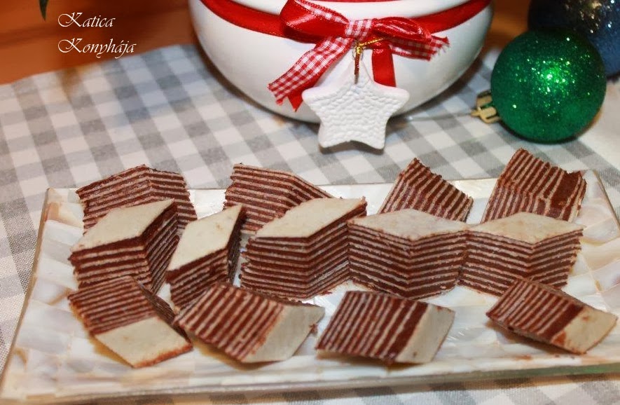 Katica konyhája: Csokis ostya