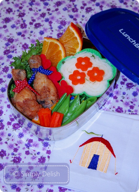 Simply Cute...: (#200) Drumsticks bento