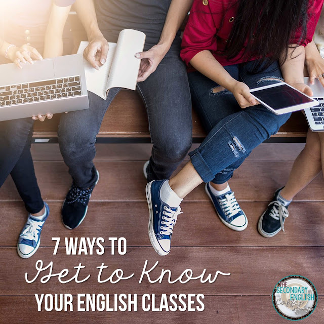 7 Ways to Get to Know Your English Classes - The Secondary English ...