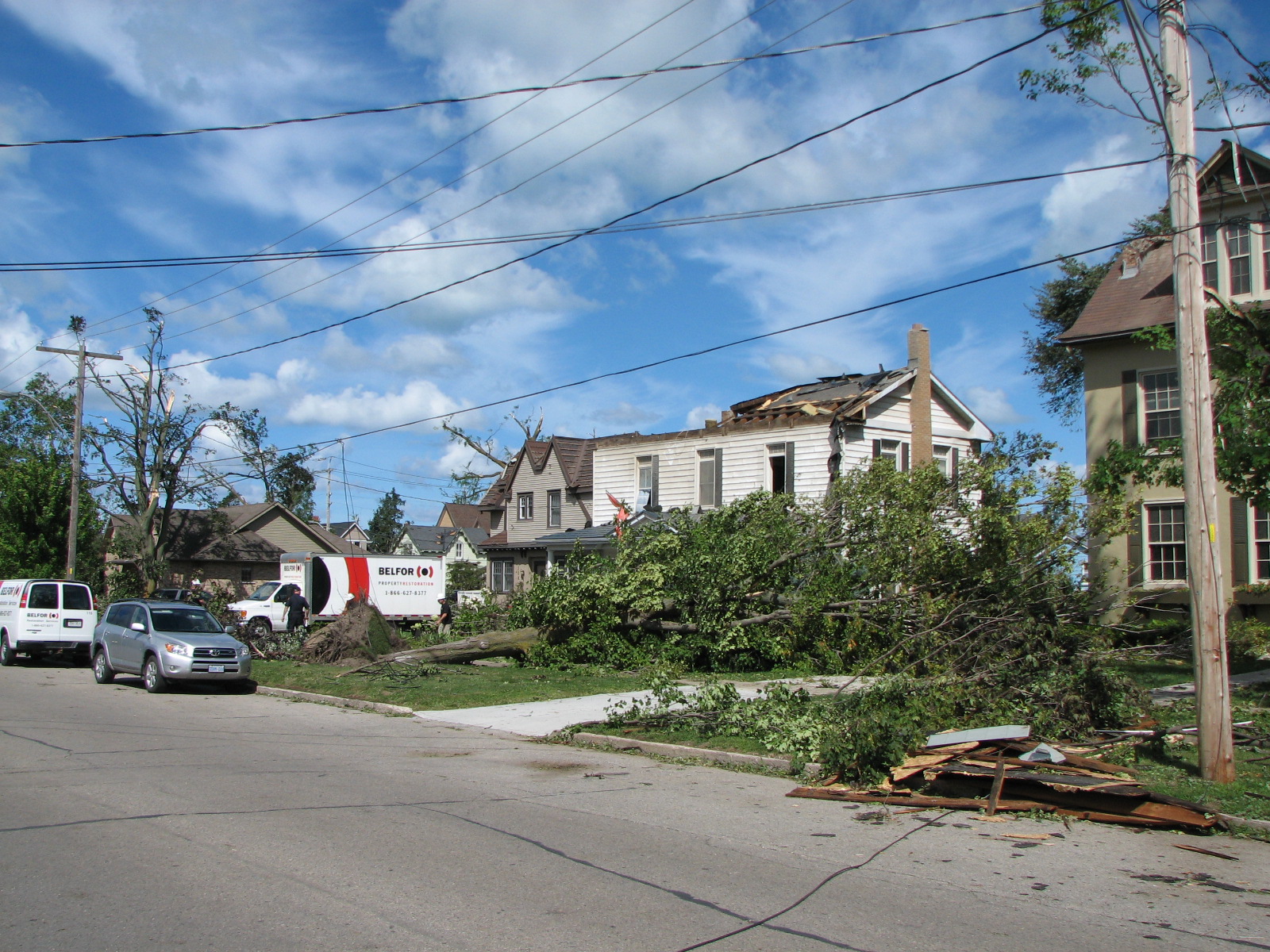 Memories Of The Past: GODERICH TORNADO AUGUST 21, 2011 (OUR TOWN)
