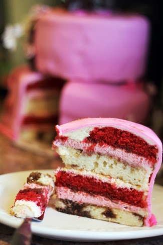 LaLa Cake: How to make A little of Everything Birthday Cake!