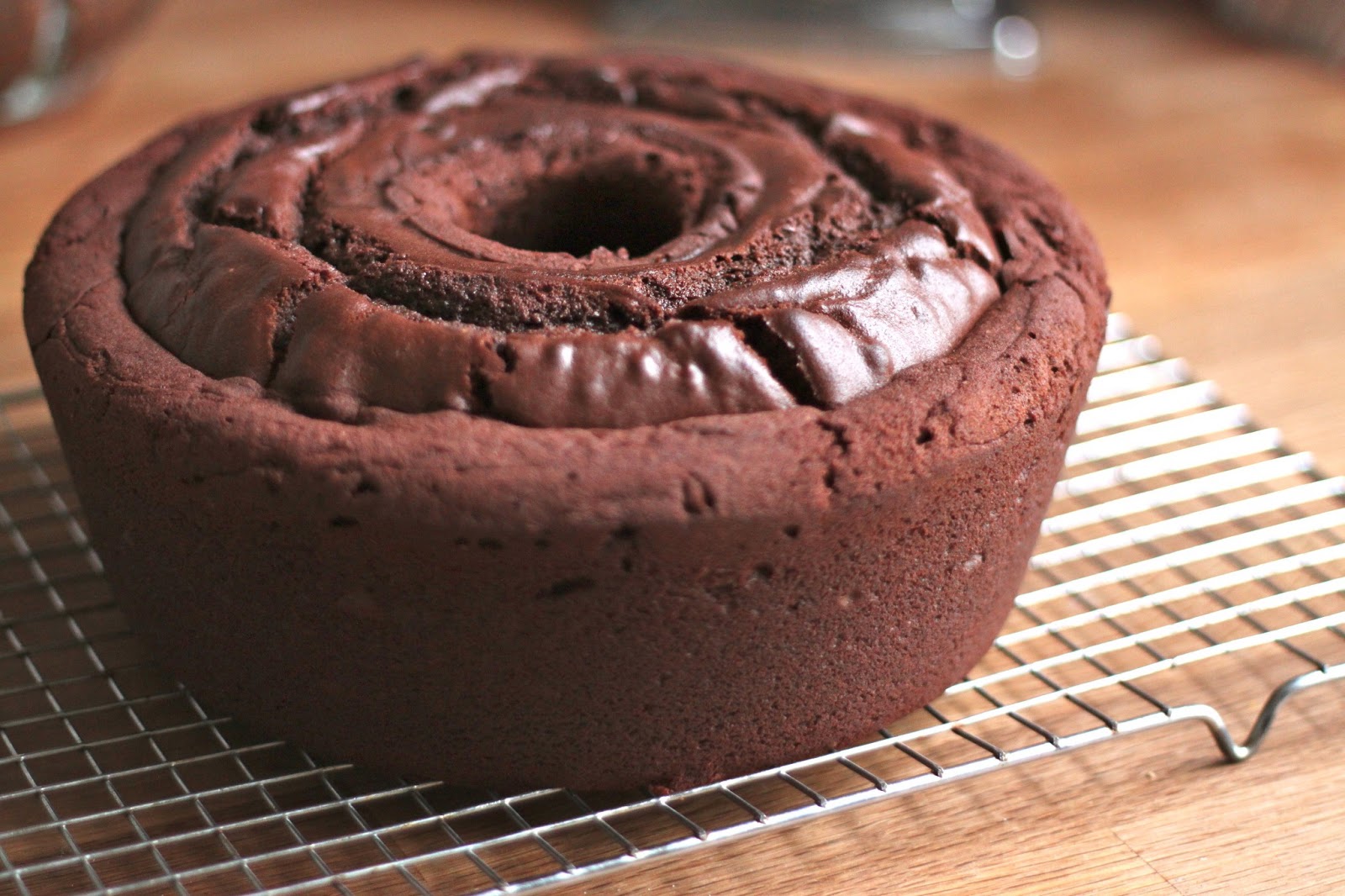 easier than pie: chocolate mashed potato cake