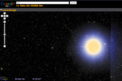 Googlab: [Maps] Una finestra sull'universo con Google Sky