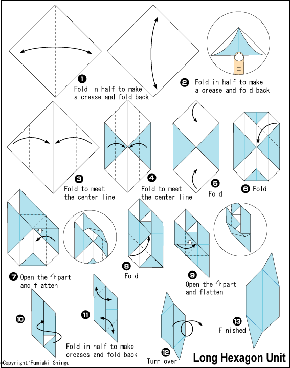 How To Make Easy Origami Units – easy origami tutorial
