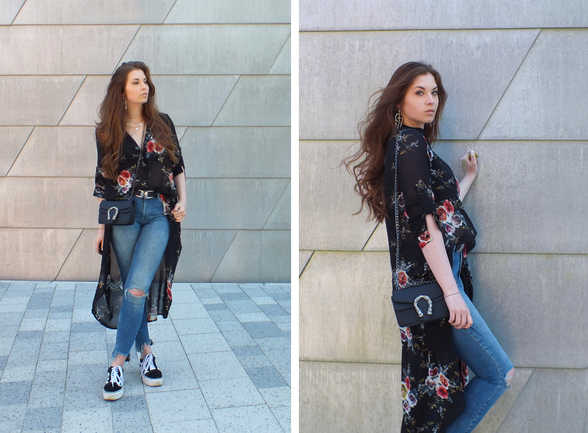 BLUMENBLUSE, FRANSEN-JEANS & PLATFORM VANS | + STYLING TIPPS - OH ANNE