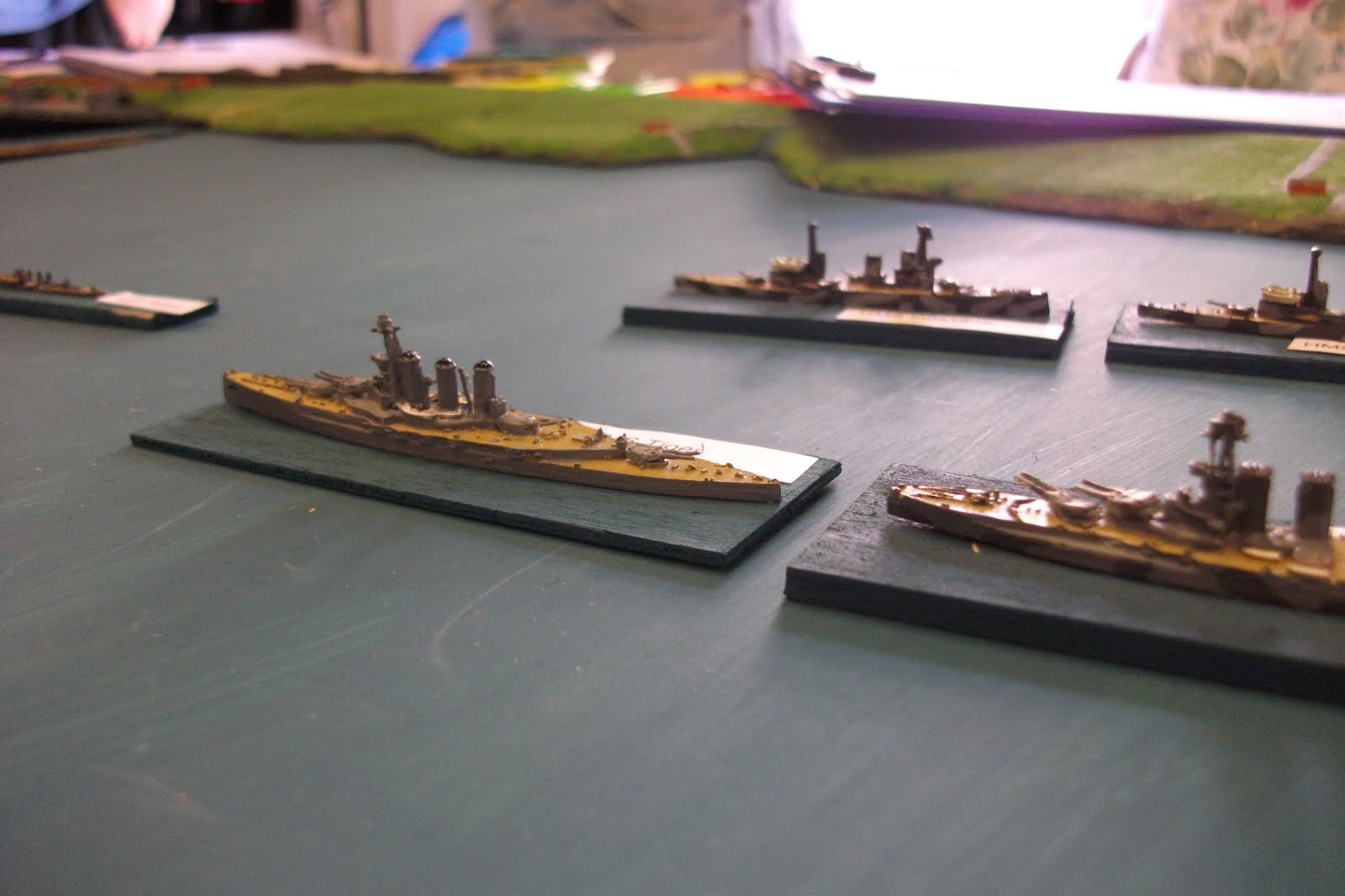 The Angry Lurker: Posties Rejects WW1 Naval Game Report and Pictures.