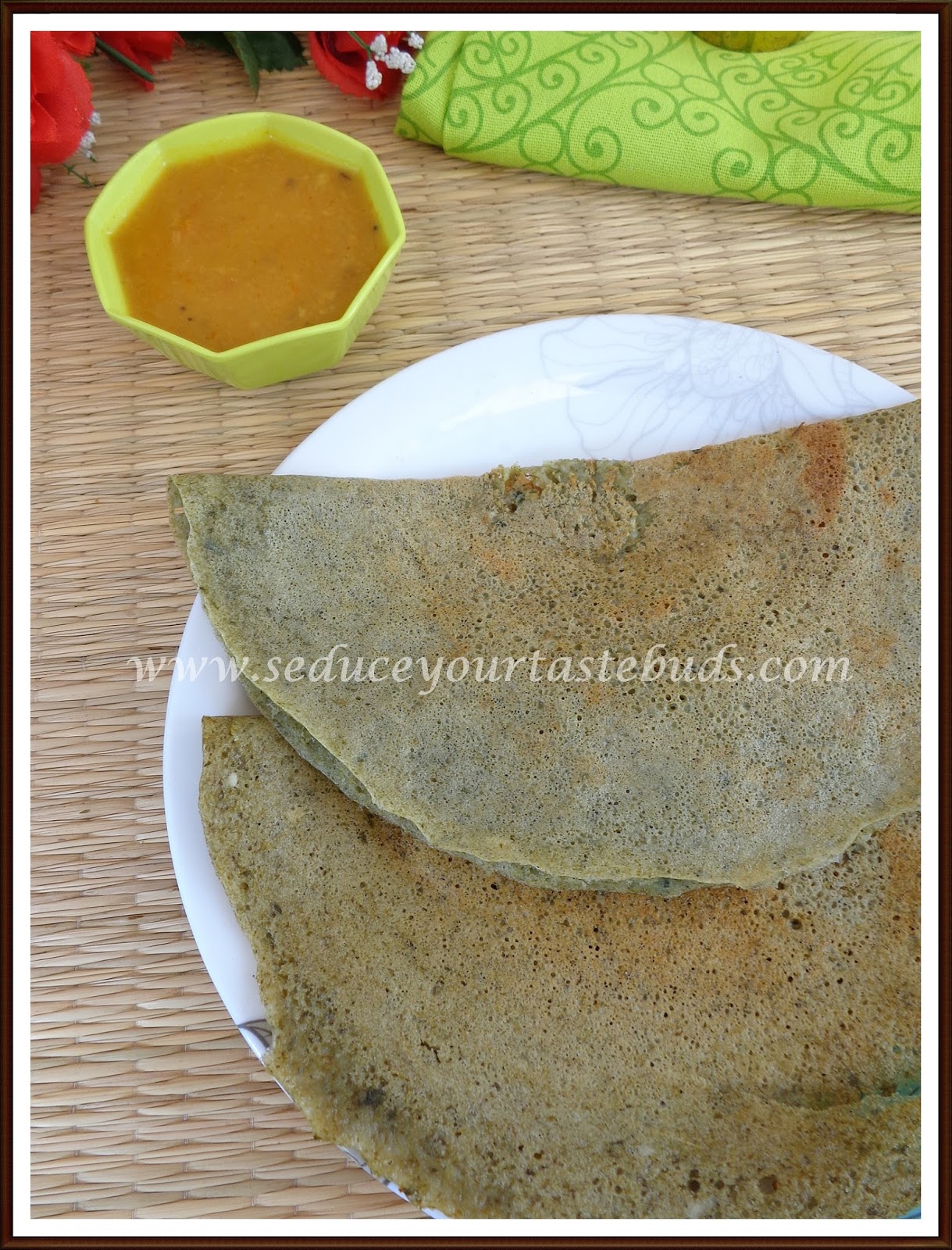 Mudakkathan Keerai Dosai Recipe - Seduce Your Tastebuds...