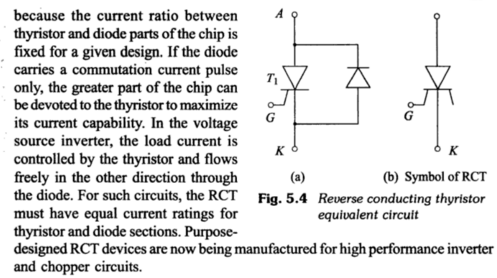 Reverse Conducting Thyristor(RCT)