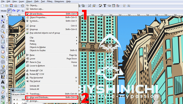 Setting Awal Sebelum Membuat Vector Portrait di Inkscape