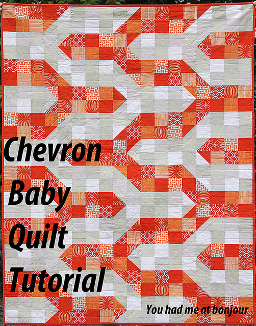 Rebecca's Quilting: CHEVRON BABY QUILT