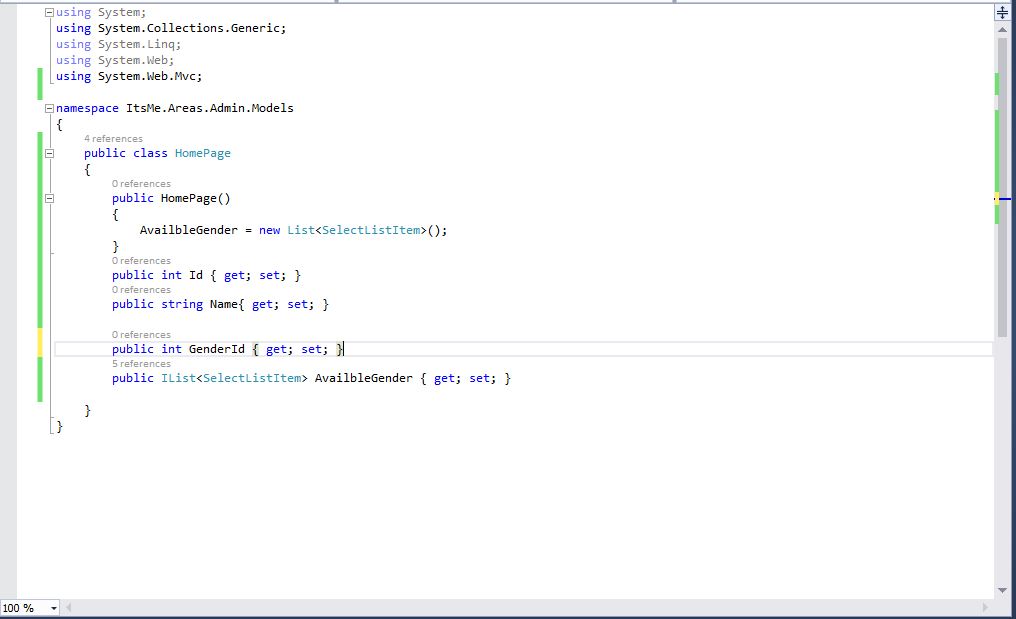 Simple Dropdownlist in Mvc with Using Model and without Model - MVC ...