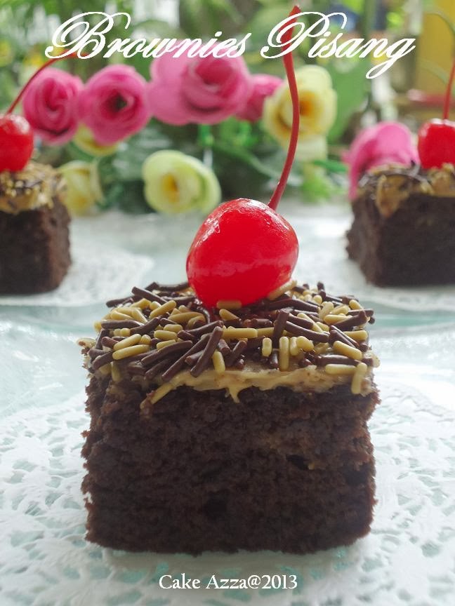 CAKE AZZA: Brownies Pisang