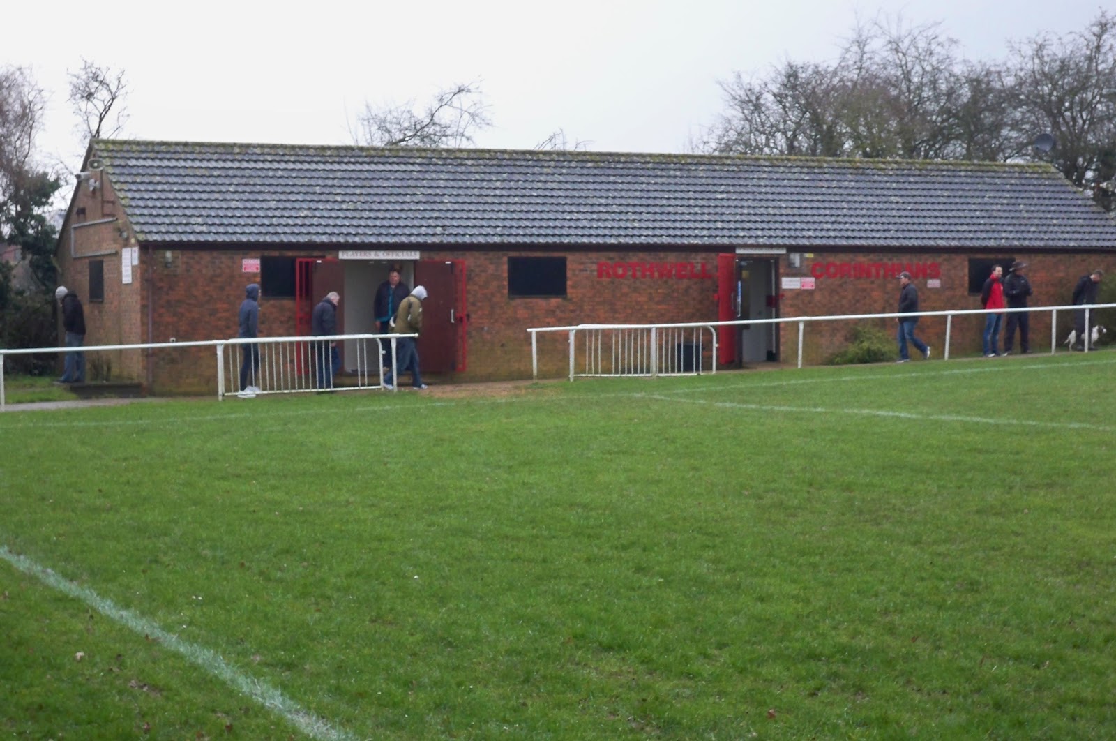 Football Grounds visited by Richard Bysouth: Rothwell Corinthians FC