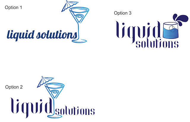 Shalij Designs: Liquid Solutions (Logo Options)