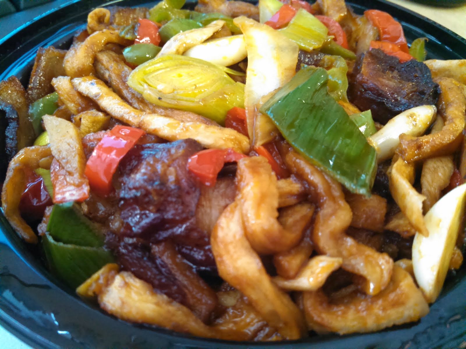 panda bytes: Sauteed Preserved Pork with Dried Turnips