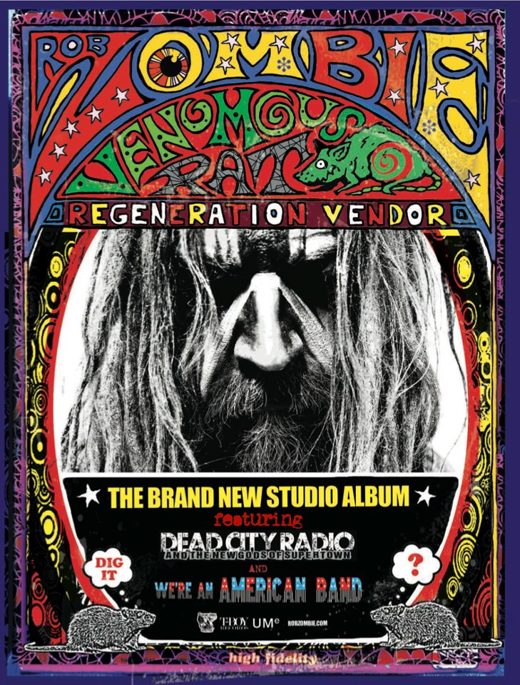 Horns Up Rocks: ROB ZOMBIE Reveals Track Listing & NEW Single From ...