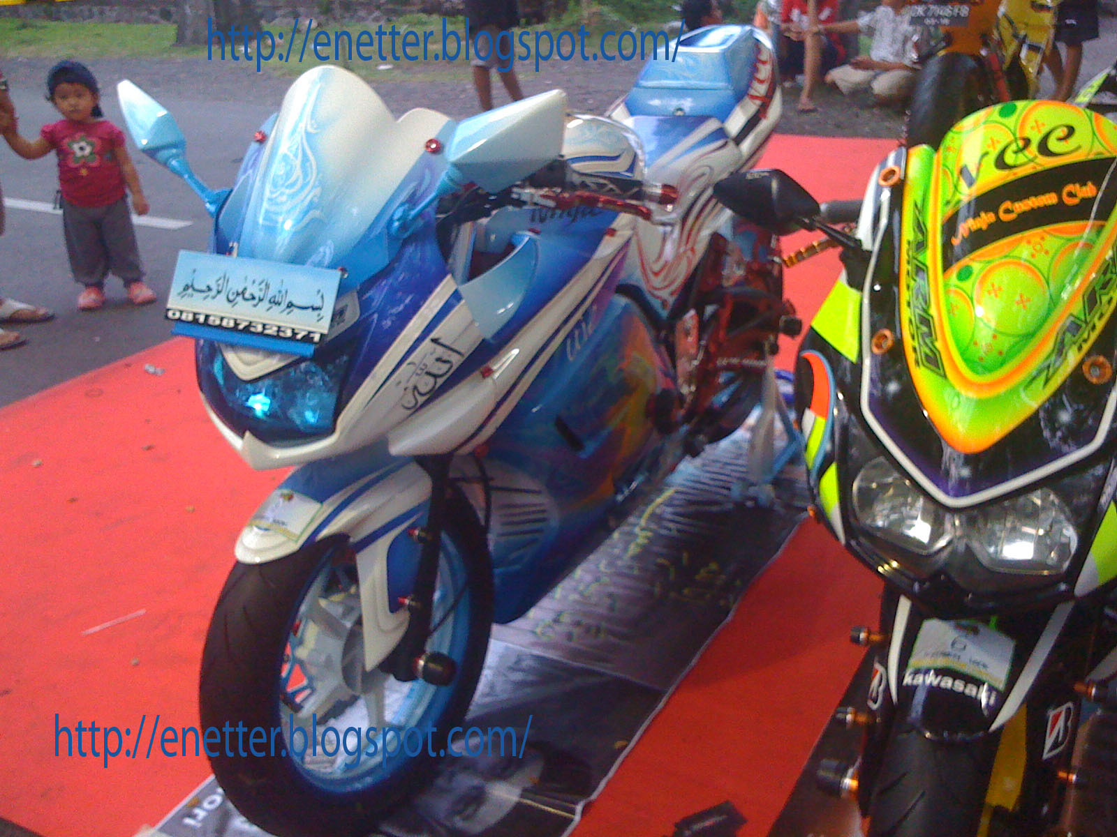 Gambar Modifikasi Ninja 4 Tak Terlengkap - Modifikasi Motor