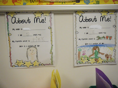 Ms. M.'s KG Class: All About Me/Open House