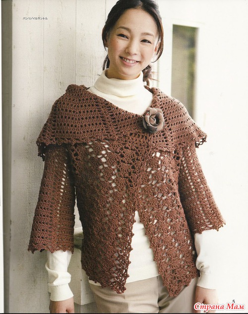 Sa invatam sa crosetam si sa tricotam: pulover crosetat