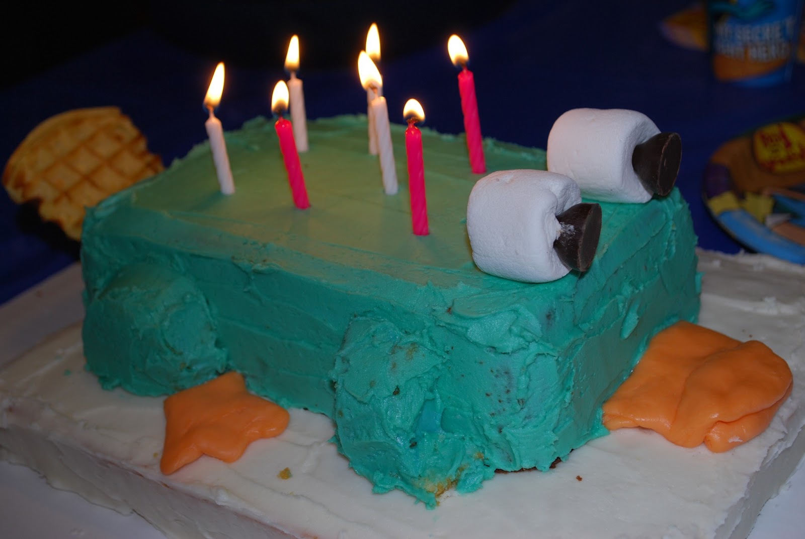 Perry The Platypus Cake
