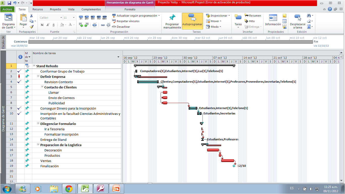 Tutoriales de Microsoft proyect y visio 2016