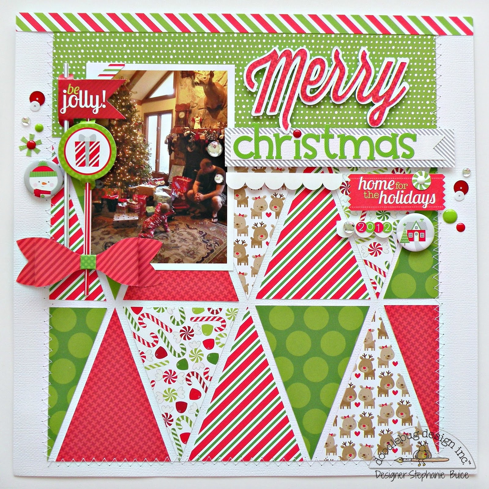Doodlebug Design Inc Blog: Home for the Holidays: Layouts Inspiration Day 1
