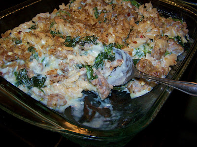 EZ Gluten Free: Sausage and Broccoli Rabe Casserole - Gluten Free