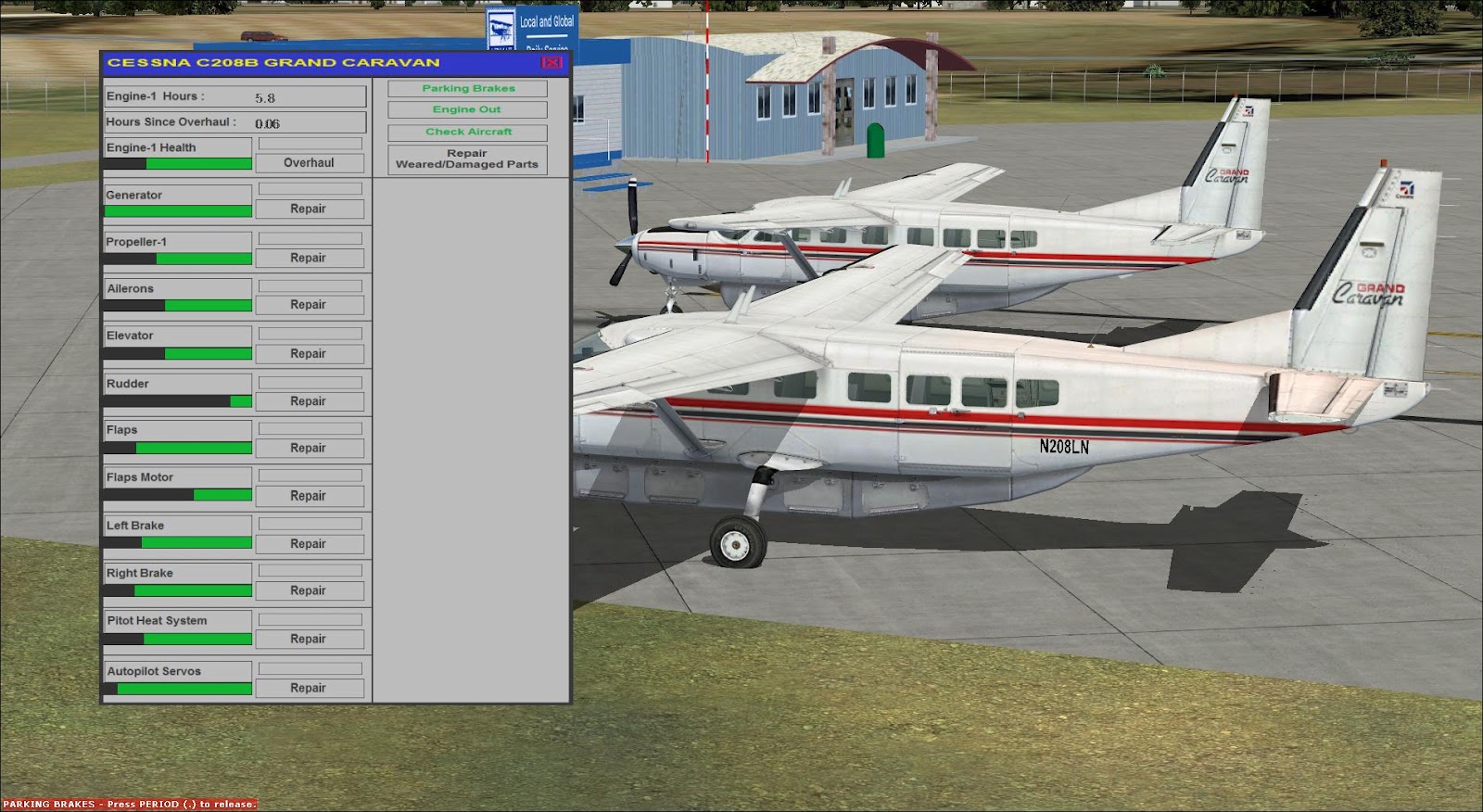 Fsx aircraft with windows passenger cabin - salonklo