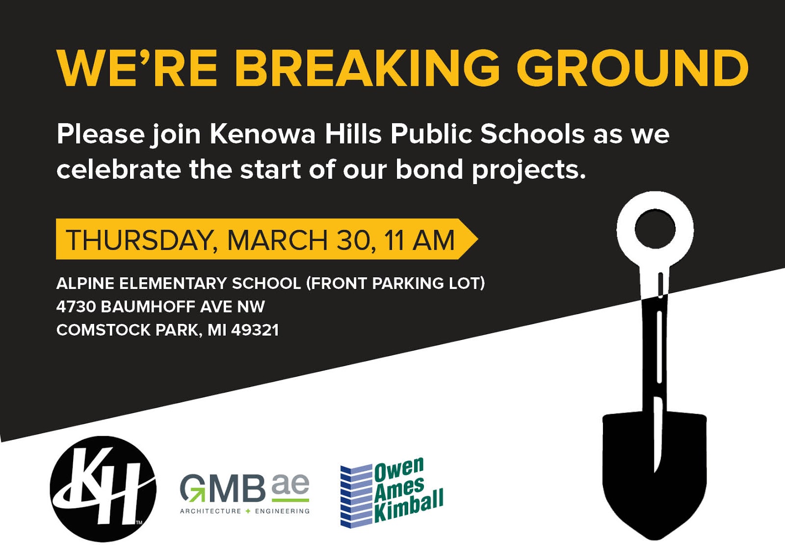 Groundbreaking Invitation Template