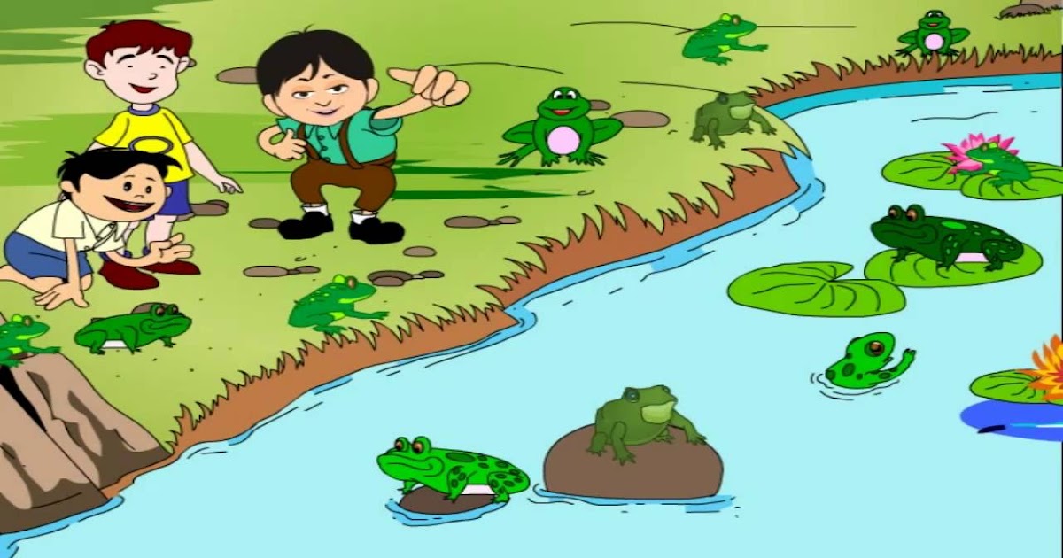 Boys and The Brave Frog: Moral Story For Kids ~ Moral Stories for Kids