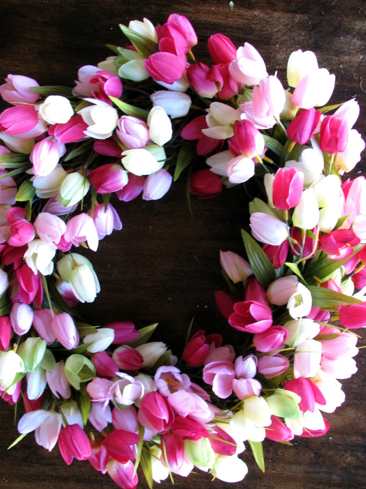 How to Make a DIY Spring Tulip Wreath - Life Love Larson