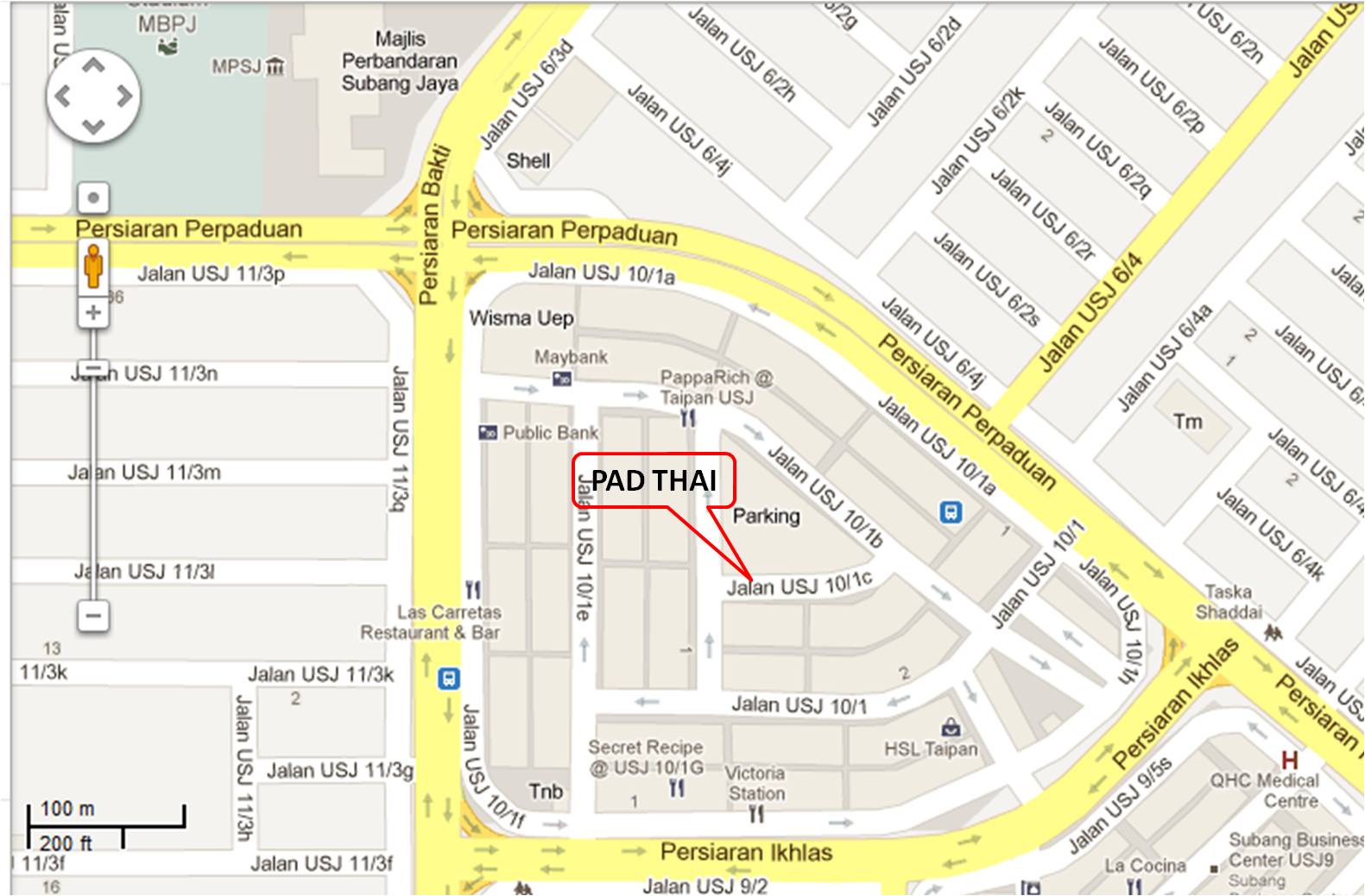 Wadat's Props: Phad Thai, Taipan USJ