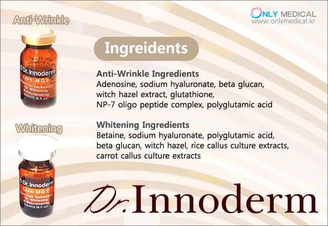 Only Medical 온리메디칼: Dr.Innoderm Skin care Ampoule (Whitening & Anti ...
