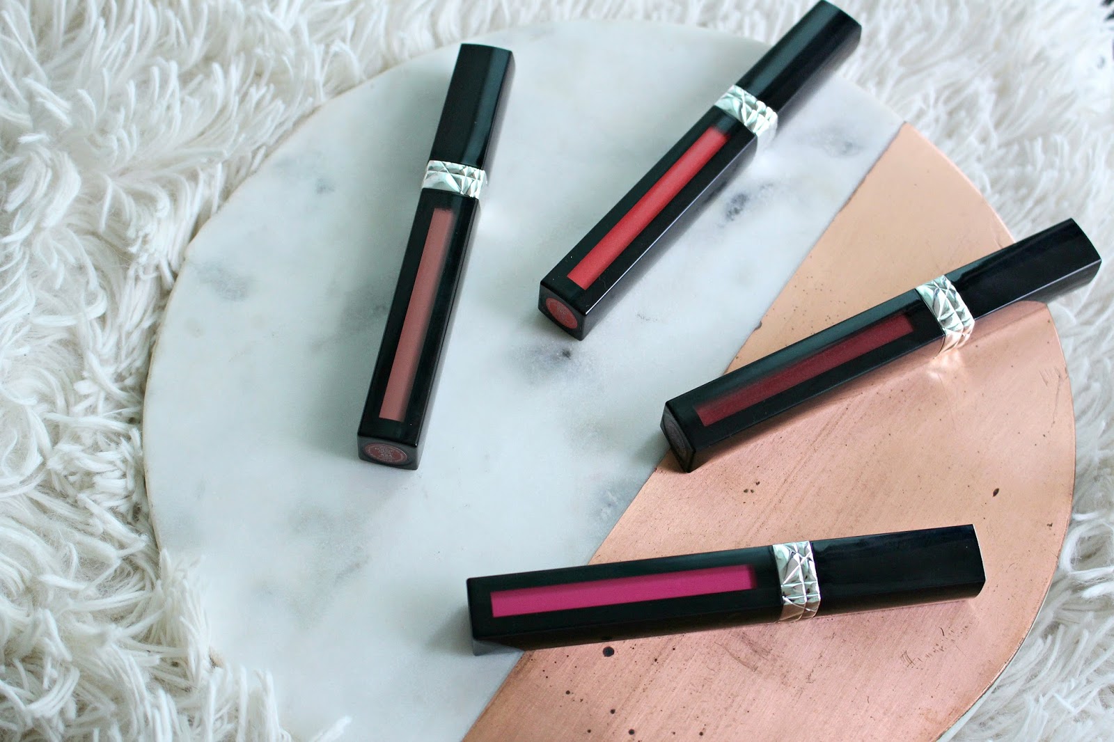 Samantha Jane: Dior Liquid Lipstick Swatches - Rouge Dior Liquid