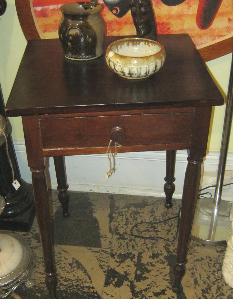 Funk & Gruven A-Z: 1860 PINE LAMP TABLE