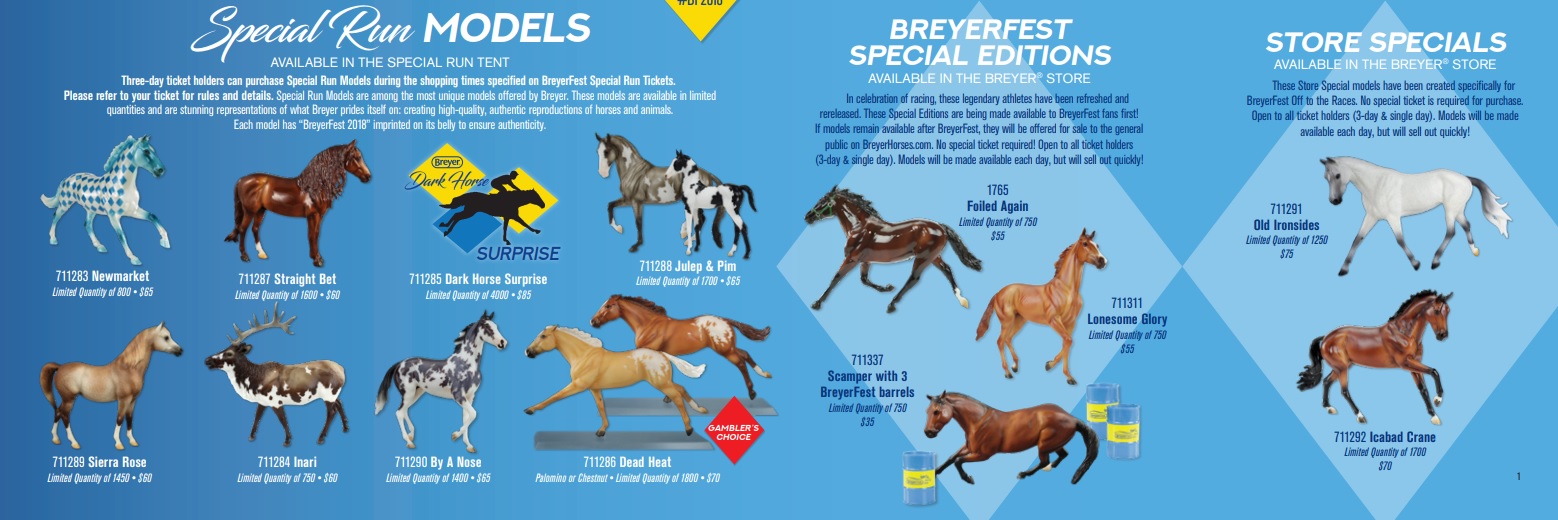 Model Horse Madness: The Breyerfest 2018 Program is now available!