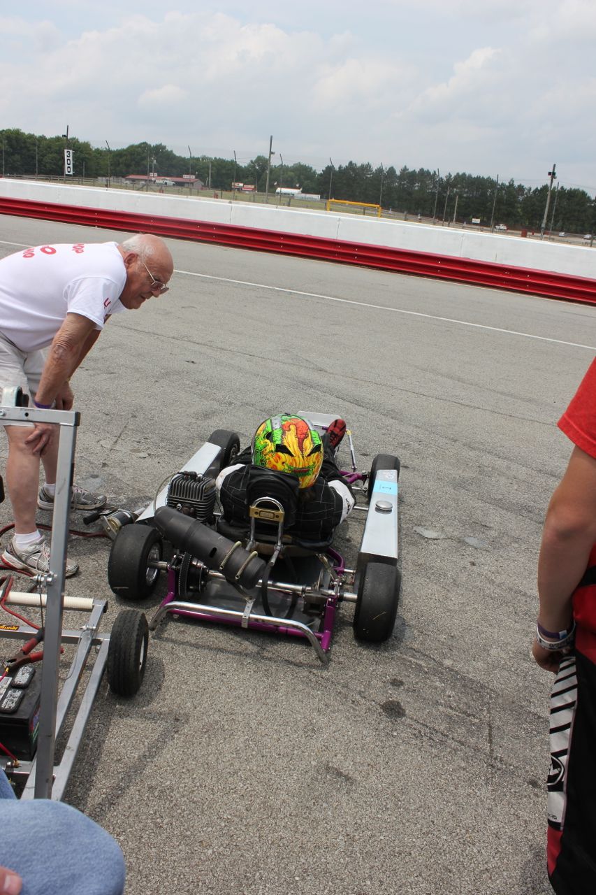 Red Devil Kart Restoration: Vintage karts at Mid-Ohio